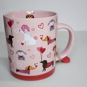Prima Design | Dining | Prima Design Puppies In Love Pink Ceramic ...